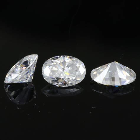 Loose Moissanite Loose Lab Created Moissanite Gemstones Round D
