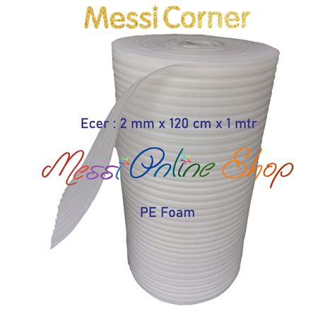 Jual Busa Spon Pe Foam Sheet Wrapping Ecer 2 Mm X 120 Cm X 1 Mtr 45 Gram Underlayer Polyfoam