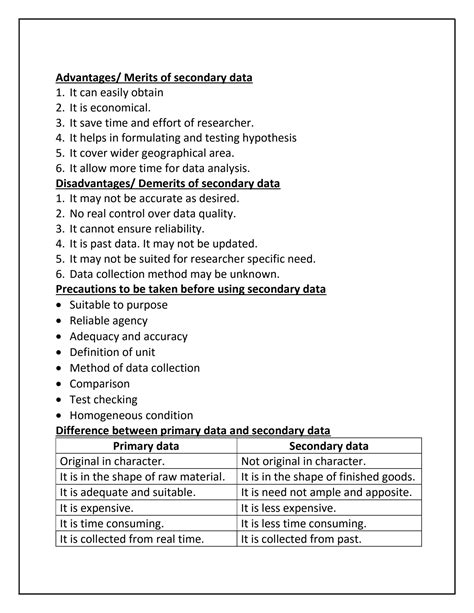 SOLUTION Research Methodology Module Ii Sources Of Data Studypool