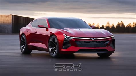 Next Gen Chevrolet Camaro Ss Ev Sedan Looks Muscly Even With 4 Doors In
