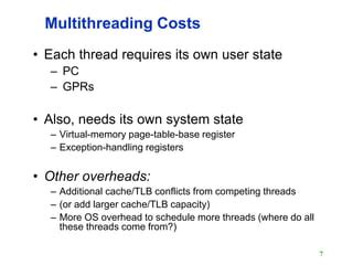 Multithreading Computer Architecture PPTX