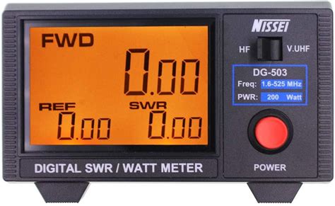 Digital Rf Power Meter Lcd 3 5“ Short Wave Swr Vswr Meter Hf 1 6 60mhz