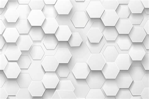 Premium Photo Geometric Background In White Cube Patterns