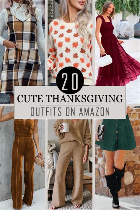 20 Of The Cutest Thanksgiving Day Outfits On Amazon Cute Thanksgiving