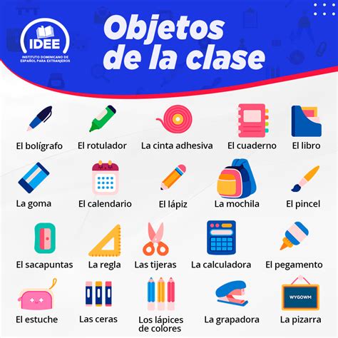Instituto Dominicano De Español Para Extranjeros Idee Objetos De La