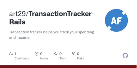 Github Art29transactiontracker Rails Transaction Tracker Helps You