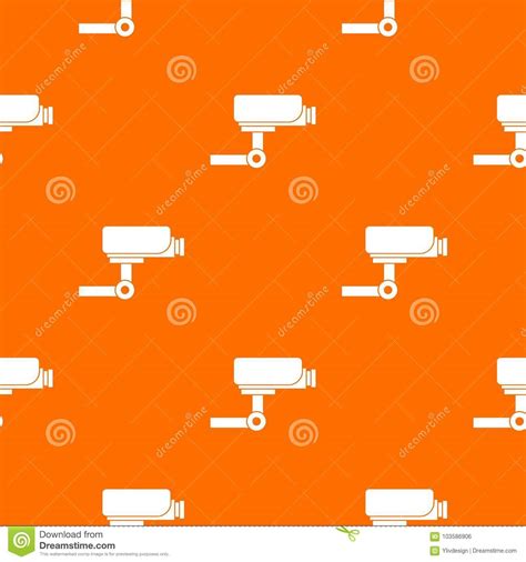 Cctv Camera Pattern Seamless Stock Vector Illustration Of Prevention
