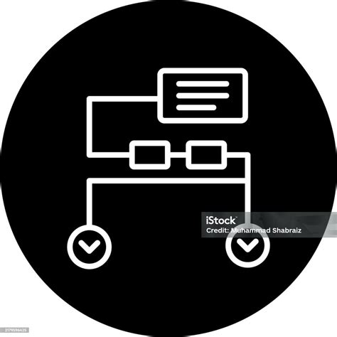Classification Line Inverted Icon Stock Illustration Download Image