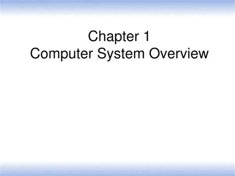 Ppt Computer System Overview Powerpoint Presentation Free Download Id544665