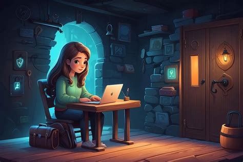 My Password Concept Illustration Premium Ai Generated Image