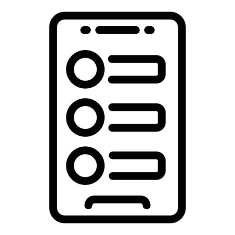 Phone Diet App Icon Outline Vector Program Counter 14923905 Vector Art At Vecteezy