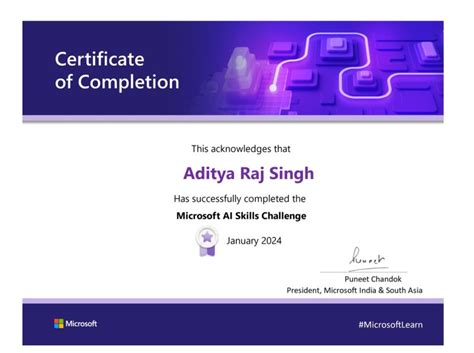 Aditya Raj Singh On Linkedin Microsoftai Ai Certifications Learningjourney