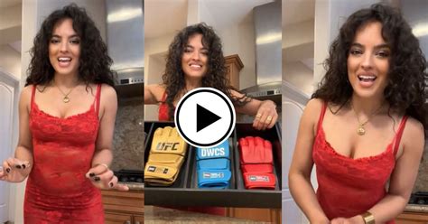 Badass Gift Nina Drama Thanks Dana White For Gifting One Of Limited Edition Glove Sets