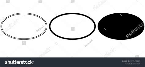 Oval Shape Outline