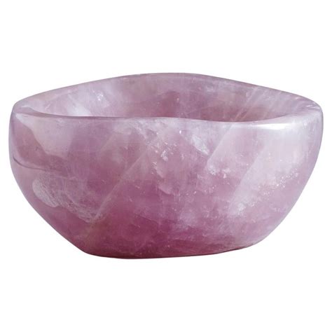 Polished Rose Quartz Bowl From Brazil 176 Lbs For Sale At 1stdibs