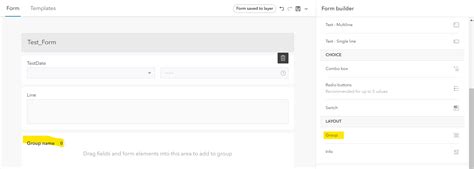 Creating A New Group In Field Maps Designer Forms Esri Community
