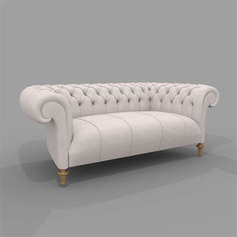 체스터 필드 소파 3d 모델 29 Max Obj Free3d