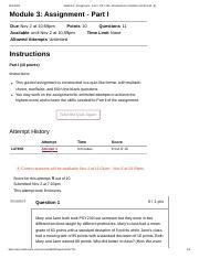 Module Assignment Part I PSY Module Assignment Part I PSY