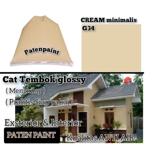 PATEN PAINT CAT TEMBOK GLOSSY CAT TEMBOK KG CAT TEMBOK KREAM MINIMALIS CAT TEMBOK ANTI