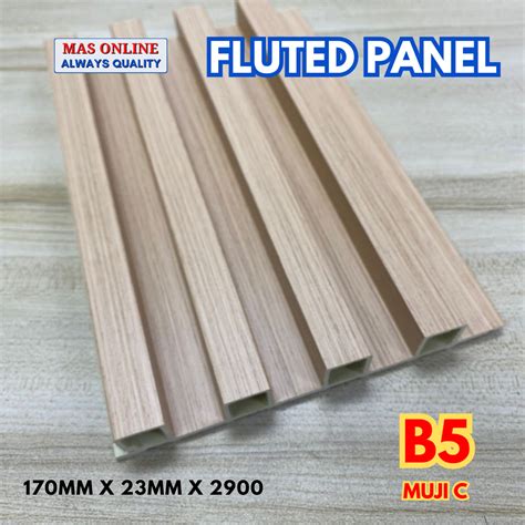 Fluted Panel Fluted Wall Panel Wpc Wood Panel Dinding Wainscoting