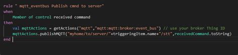 Mqtt Eventbus Actions Cannot Be Null Scripts And Rules Openhab Community