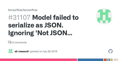 Model Failed To Serialize As Json Ignoring Not Json Serializable