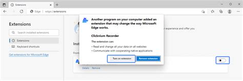 Microsoft Edge Extension Clicknium