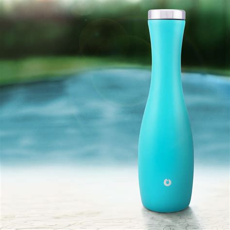 Insulated Stainless Steel Wine Carafe Teal Snowfox Touch Of Modern