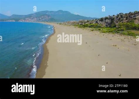 Loggerhead Turtle Spawning Site Iztuzu Beach It Is Known For Its Blue