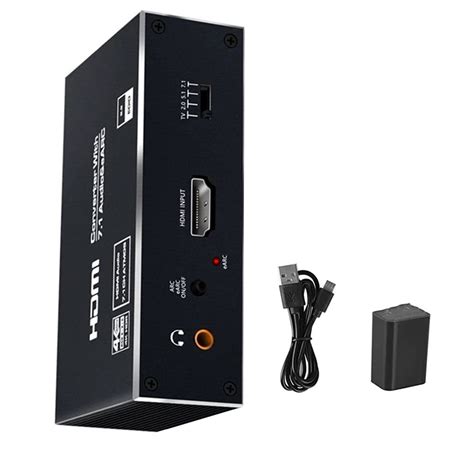 Hdmi Audio Extractor With Earcarc Support 4k60hz Multiple Audio