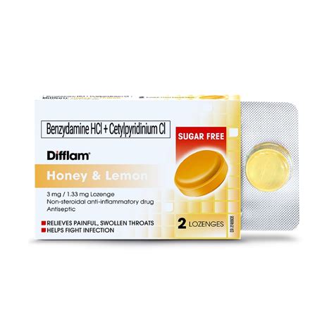 DIFFLAM Honey Lemon Lozenge 2s Shopee Philippines