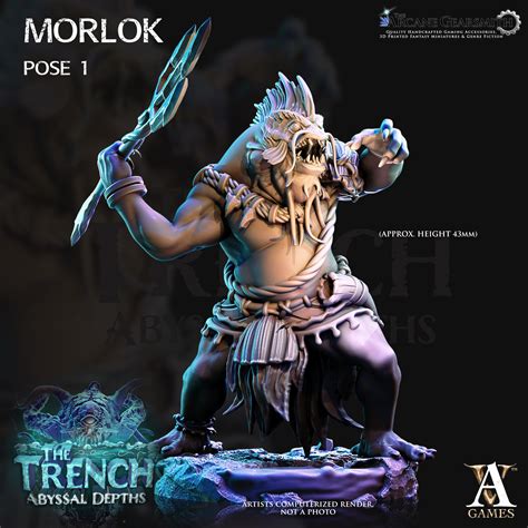 Morlock Predator Abyssal Depths The Trench Dnd Pathfinder Tabletop Rpg
