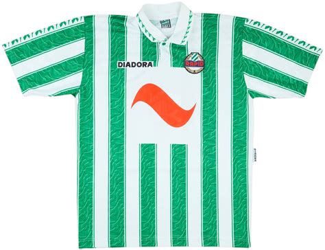 1996 98 Rapid Vienna Match Issue Home Shirt 16