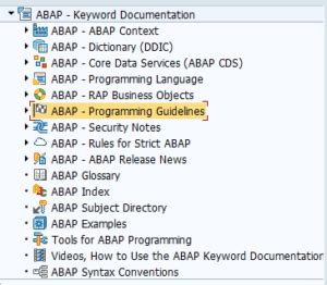 Abapdocu Online Abap Documentation Saptechnicalguru