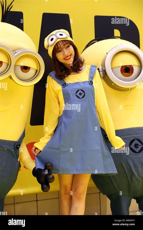 Tokyo Japan 7th Aug 2019 Japanese Model Nozomi Maeda In Costumes Smiles With Movie