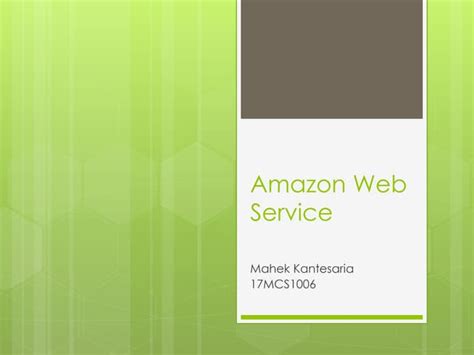 amazon web services architecture and components pdf cloud computing