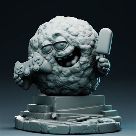 🍨 Meatball Meatwad 32mm Aqua Teen Hunger Force・archivo Stl Para