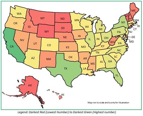 Download Us State Heat Map Excel Template