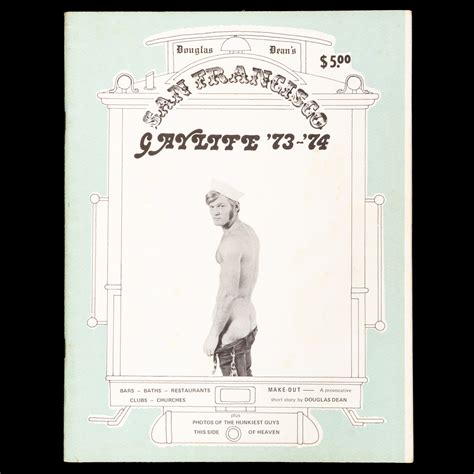 Douglas Deans San Francisco Gaylife 73 74 Douglas Stewart Fine Books