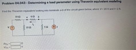 solved problem 04 043 determining a load parameter using