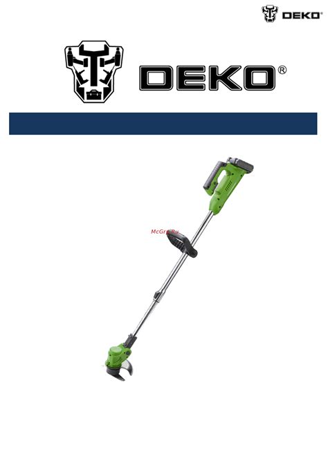 Deko DKTR21 (063-4231) [1/5] Инструкция