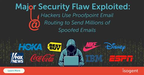 Isogent Partners Llc On Linkedin Major Security Flaw Exploited Hackers Use Proofpoint Email