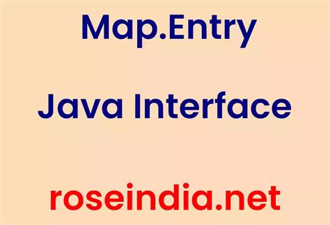 map entry java interface