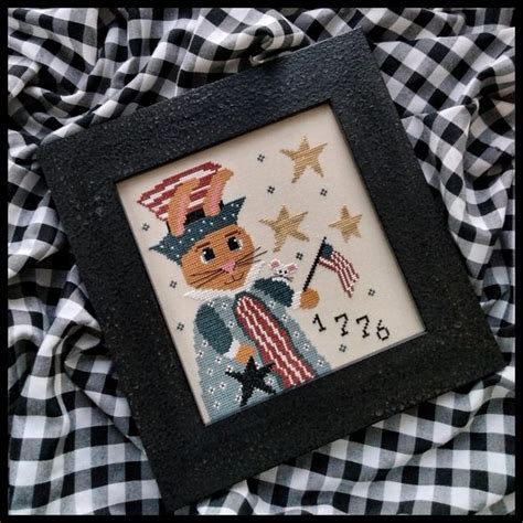Finally A Farmgirl Star Spangled Ruby Cross Stitch Pattern 123Stitch
