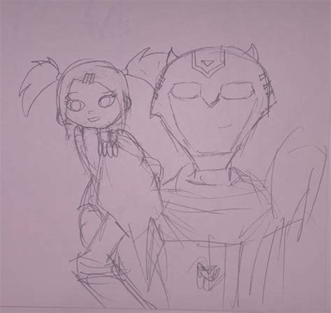 Sari And Bumblebee Sketch By Dark Anmut On Deviantart