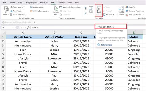 How To Add Filter In Excel Easy Ways To Do It