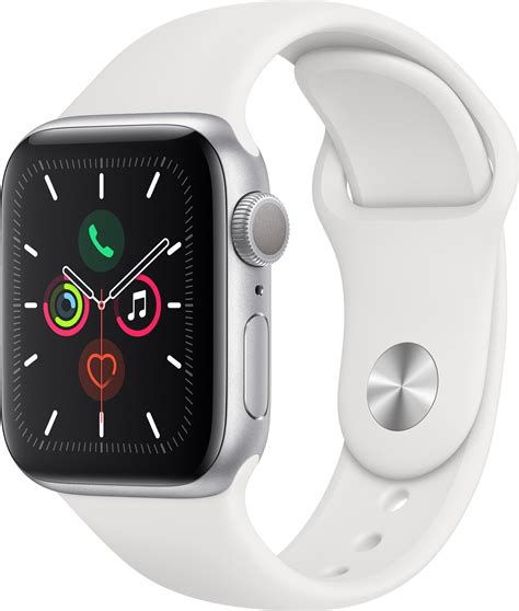Смарт-часы Apple Watch Series 5 44mm GPS Silver Aluminium/White (MWVD2 ...