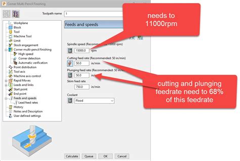 Solved Looking For The Expression To Reduce Feedrates In A Toolpath Autodesk Community