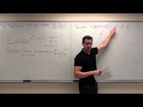 free video calculus 2 representation of functions by taylor series