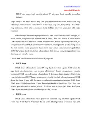 Dhcp Server Mikrotik PDF